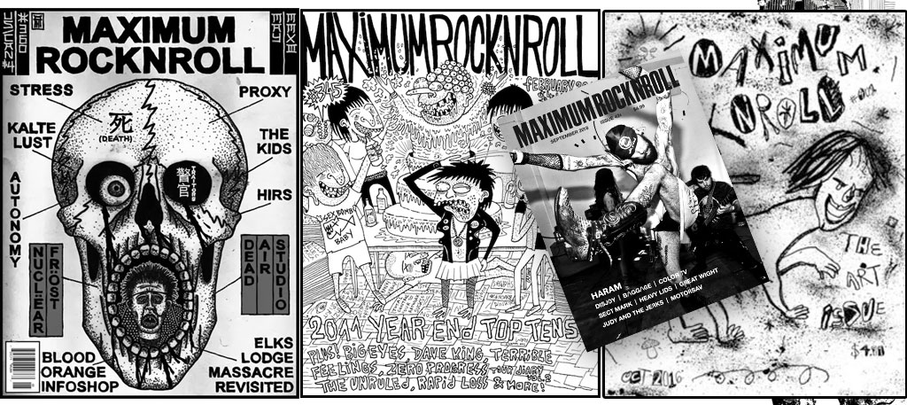 Maximumrocknroll Fanzine de légende de la scène punk depuis 40 ans